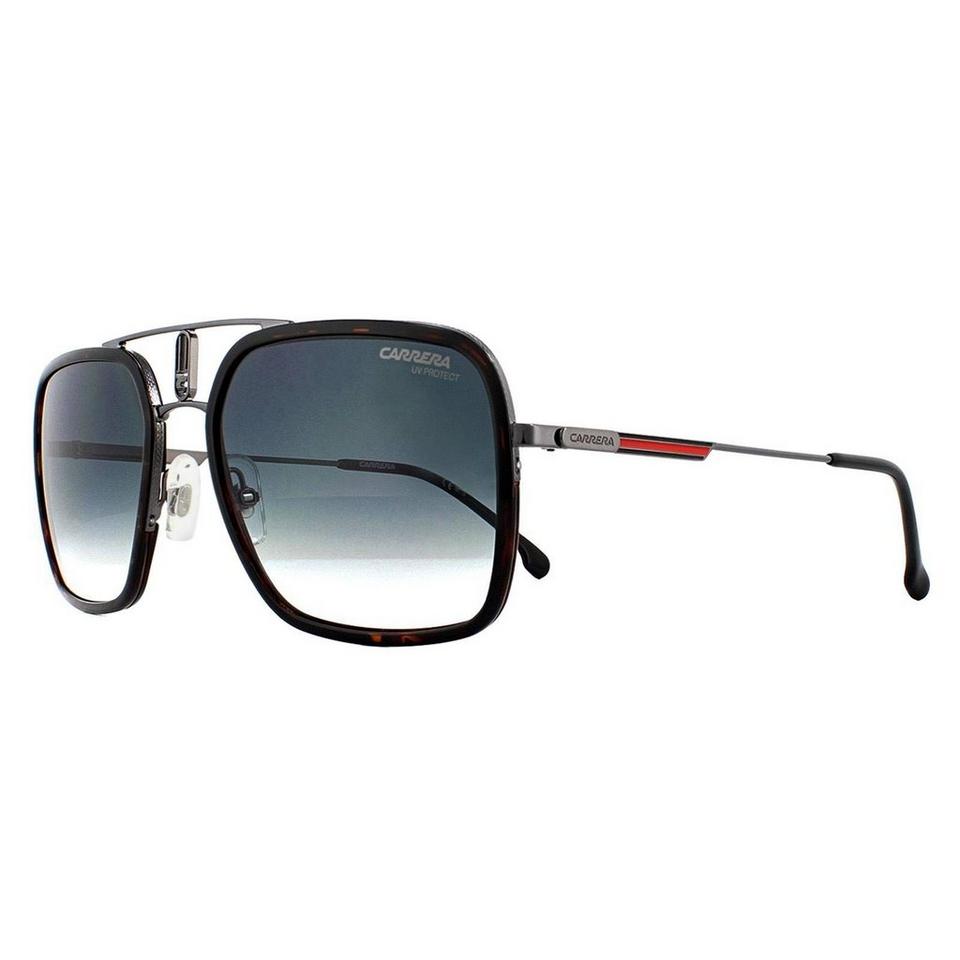 Sunglasses Aviator Dark Ruthenium Havana Green Gradient Sunglasses